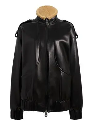 Khaite Sigi Leather Jacket - Black