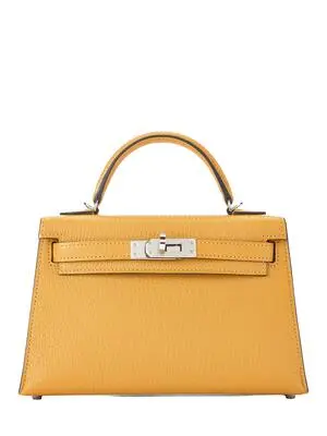 Hermès Chevre Kelly Sellier 20 Nm - Moutarde