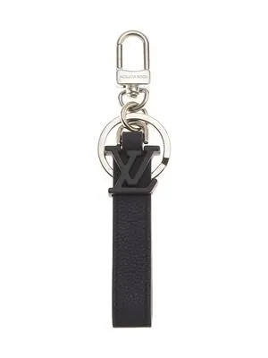 LOUIS VUITTON Leather Aerogram Dragonne Bag Charm - Navy