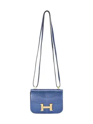 Hermès Lizard Constance - Blue Saphir