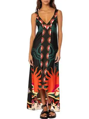 MAAJI Flamingo Night Lowry Maxi Dress - Black