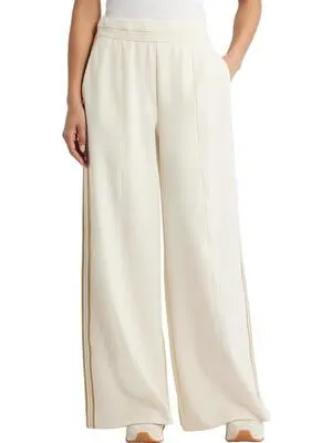 Wit & Wisdom Skyrise Pintuck Palazzo Pants - Ecru