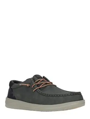 HEY DUDE Wally Classic Lace-Up Black Oyster