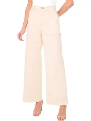 CECE DUPRAZ Wide Leg Jeans Soft Vanilla