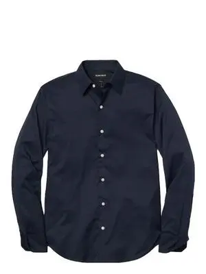 BONOBOS Tech Slim Fit Solid Navy Performance Button-down Shirt