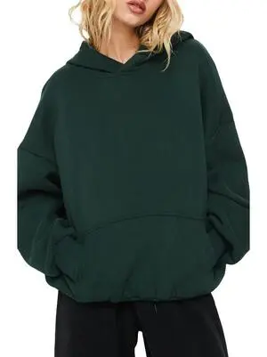 Princess Polly Graphic Cotton Blend Hoodie - Green/blue