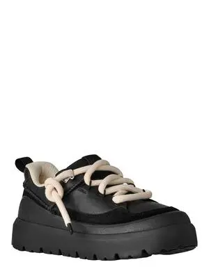 UGG Heritage Utility Leather Sneakers - Black/black