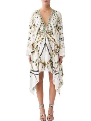 Camilla Short Kaftan With Waist Tab - Chain Gang