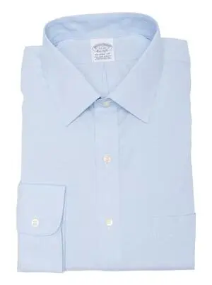 Brooks Brothers Stretch Supima® Cotton Dress Shirt - Light Blue