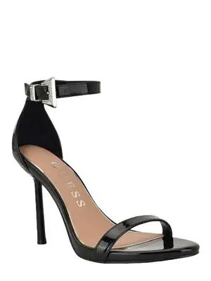 Guess Ankle Strap Stiletto Sandals Black