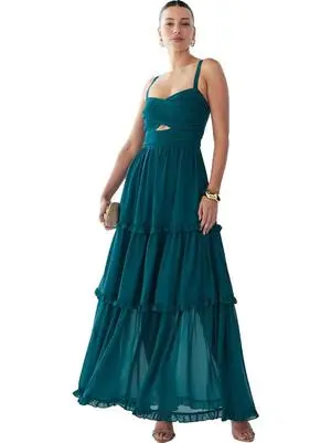 BWLDR Willow Maxi Dress - Teal