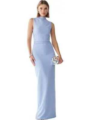 BWLDR Lana Maxi Dress - Sky