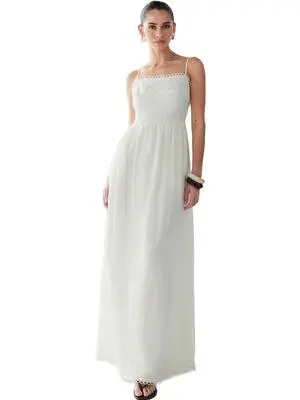 BWLDR Kiara Maxi Dress - Off White