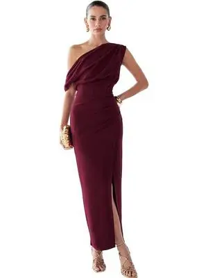 BWLDR Rhodia Midi Dress - Burgundy