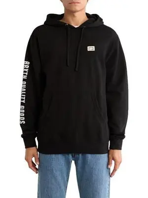 Brixton Woodburn Graphic Hoodie - Black