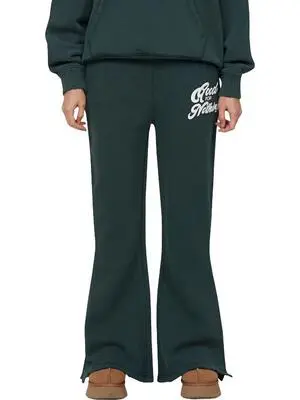 GOOD FOR NOTHING Funk Relaxed Flared Jogger - Green