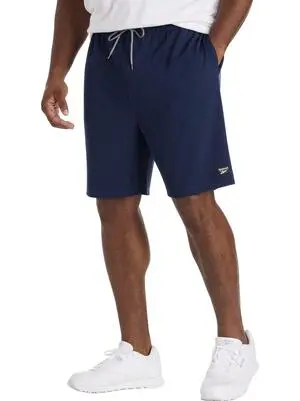 REEBOK Big & Tall Performance Textured Shorts - Collegiate Navy