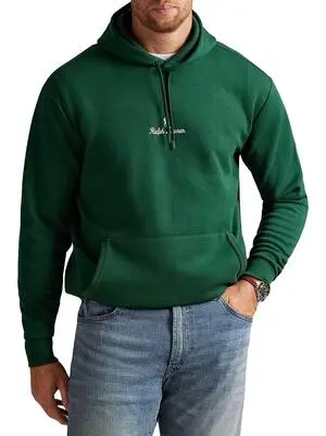 Polo Ralph Lauren Big & Tall Logo Double-knit Hoodie - Vintage Pine