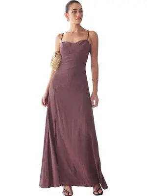 ST MRLO Tia Dress - Dusty Plum