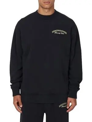 GOOD FOR NOTHING Heaven Relaxed Crewneck Sweatshirt - Black