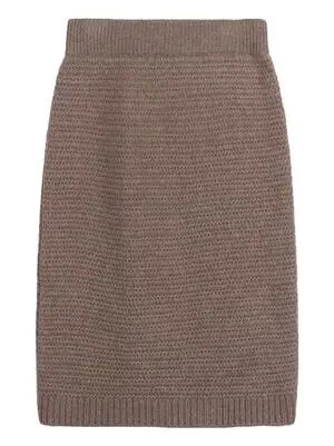 Gobi Cashmere Cashmere Sheath Skirt - Taupe