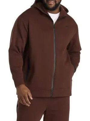 REEBOK Performance Tech Fleece Big & Tall Hoodie - Campus Brown