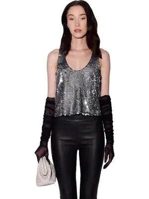 WALTER BAKER Destiny Sequin Top
