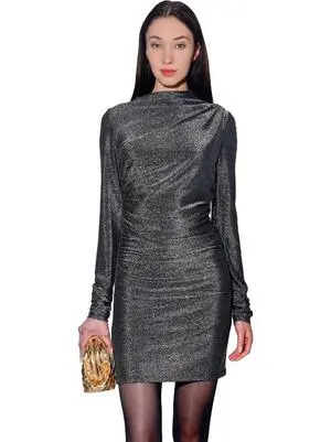 Walter Baker Camilla Mini Dress - Shimmer Black