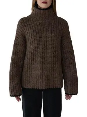 SSKEIN Sylvie Handknit Pullover - Saddle