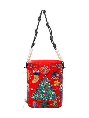 SIMITRI Christmas Bucket Bag - Red