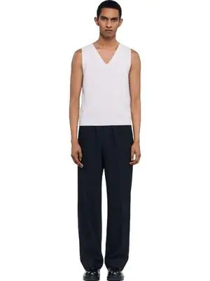 Sandro Wool Vest Top - Off White
