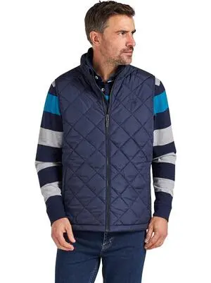 RAGING BULL Quilted Gilet - Navy
