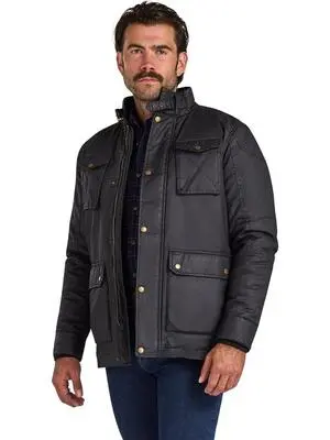 RAGING BULL Wax Effect Jacket - Black