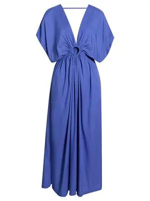 Elan Ring Cover-up Maxi Dress - Sapphire Blue