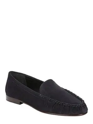 Veronica Beard Prilla Suede Loafer - Navy