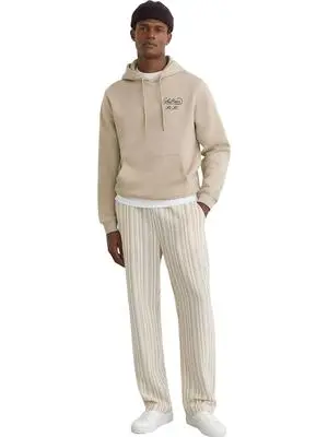 LES DEUX Houston Stripe Joggers - Ivory