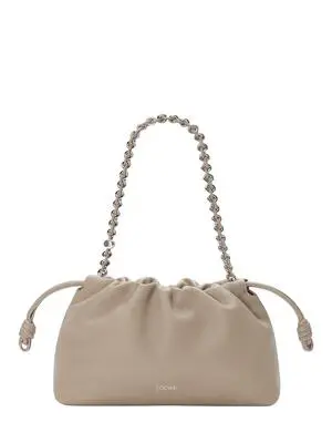 Loewe Flamenco Medium Shoulder Bag Clay