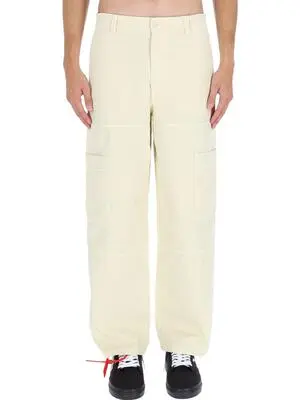 Off-White Cargo Pants - Beige