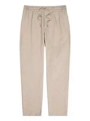 RAITH Emilio Everyday Drawstring Woven Trousers - Taupe