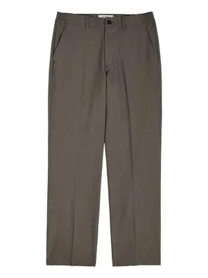WAX LONDON Bayham Houndstooth Tapered-Leg Trousers