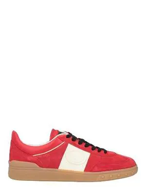 Valentino Garavani Leather Sneakers - Red