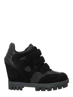Hogan Leather High-top Sneakers - Black