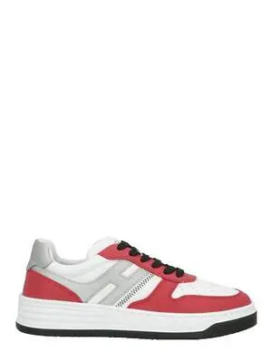 Hogan Sneakers In Calfskin - White