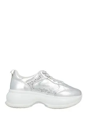 Hogan Atelier Leather Sneakers - Silver