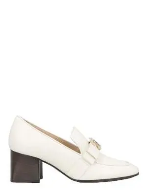 TOD'S Loafers In Leather With Appliqués - White
