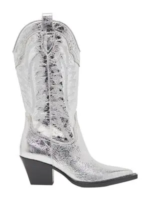 DOLCEVITA Ryland Mid-calf Boots - Silver Distressed Leather