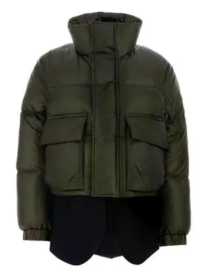 Sacai Nylon Down Jacket - Green