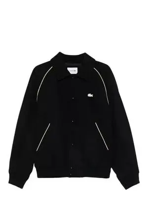 Lacoste Trim-detail Bomber Jacket - Black