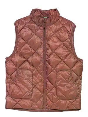 HIKING PATROL Quilted Zip-up Gilet - Red