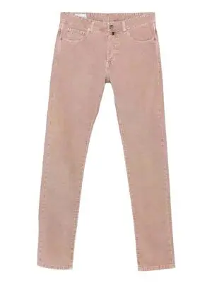 Incotex Button-up Trousers - Pink